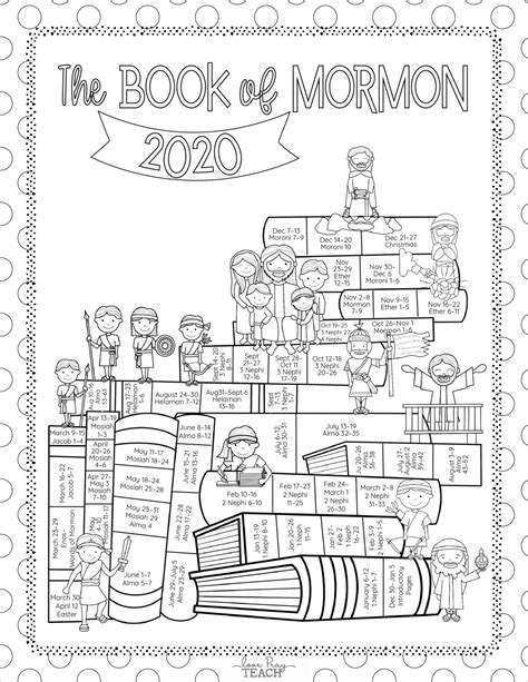 Free Printable Book Of Mormon Reading Chart
