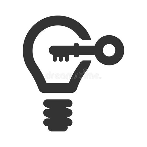Key Idea Icon Stock Vector Illustration Of User Solution 283051886