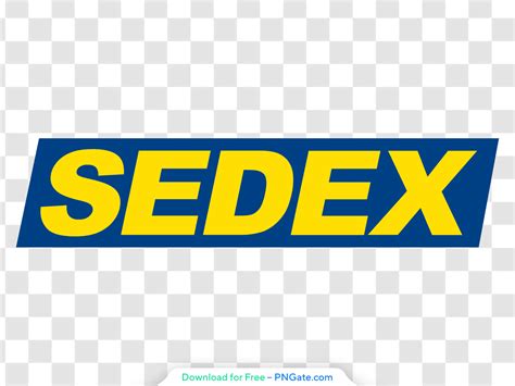 Sedex Horizontal Logo In Yellow And Blue Free Png Pngate
