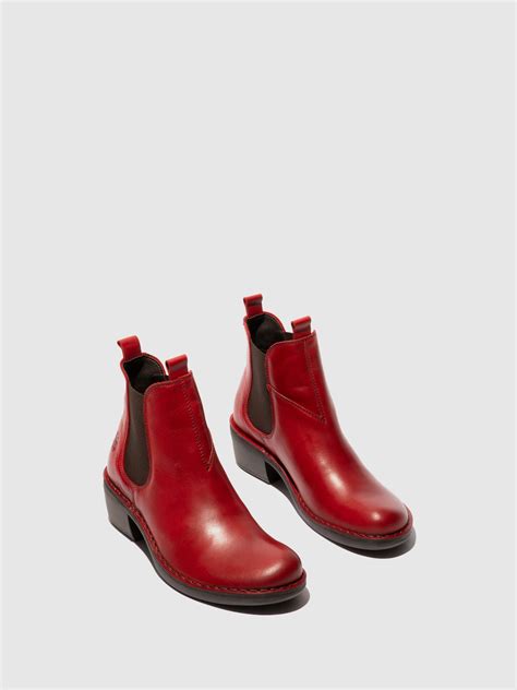 Chelsea Ankle Boots Meme030fly Red Fly London Eu