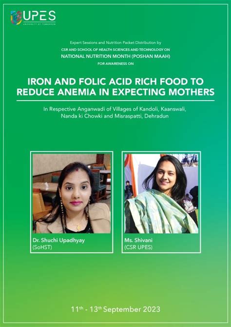 Upes Csr On Linkedin Poshan Nutrition Community Upes