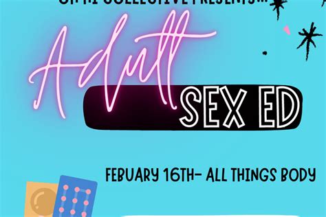 Adult Sex Ed Anatomy Night Ohhi Collective