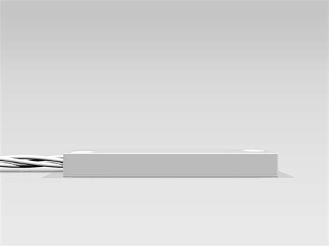 Rectangular Flat Magnetic Contact In White Plastic Fdp Mastersafe