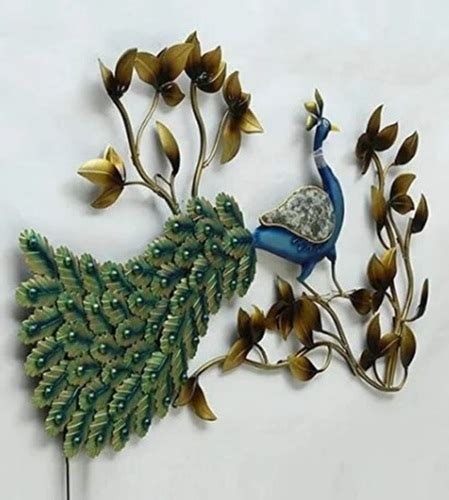 Peacock Wall Decor Metal At 17500000 Inr In Moradabad Home Trends India