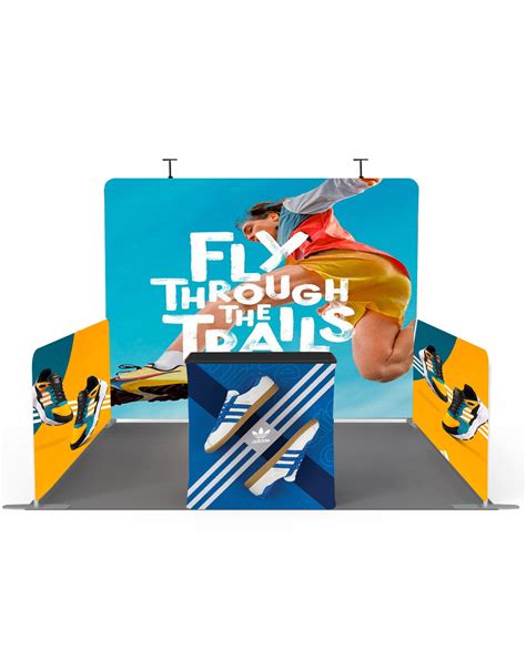 Ultimate 10x10 Trade Show Booth Kit Canada Backwall Side Walls