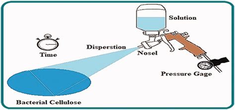 The Schematic Representation Of A Spray Coating Method To Synthesize Download Scientific