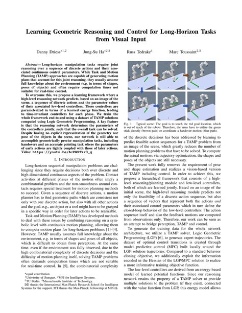 Pdf Learning Geometric Reasoning And Control For Long Horizon Tasks