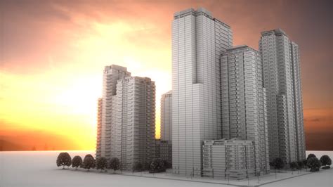 City Block Type B16 3d Model By Fwcolbert3d2