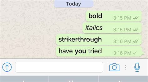Whatsapp For Ios Gets Bold Italics Strikethrough Formatting Options The Indian Express
