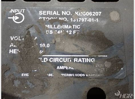 Used Miller Microprocessor Controlled W Wire Feeder Hgr Industrial