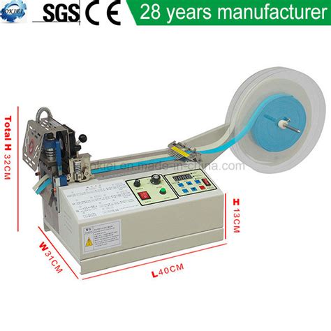 Automatic Adhesive Webbing Tape Webbing Belt Ribbon Cutting Machine
