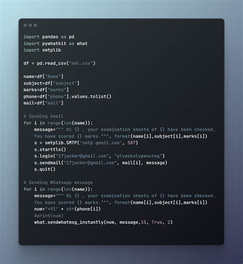 Automation Made Easy Creating A Python Code For Whatsapp Email And