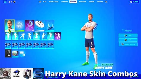 Harry Kane Skin Combos Fortnite Battle Royale Youtube