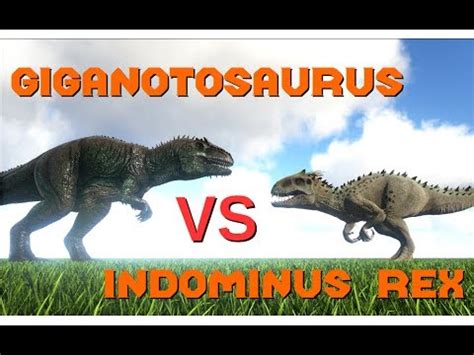 Giganotosaurus Size Comparison To Indominus Rex
