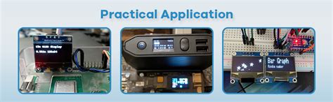 Hosyond 5 Pcs 096 Inch Oled I2c Iic Display Module 12864 128x64 Pixel Ssd1306 Mini