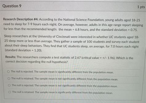 Solved Question 1 1 Pts Research Description 1 At Some