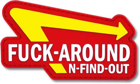 Fafo Pvc Morale Patch Hook Backed Fast Food Style For