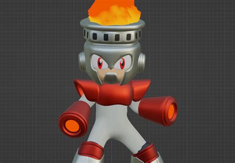 Stl File Fireman Megaman Powered Up 🚒 Obj ・3d Printer Design To