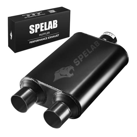 Super 44 Series Center In Dual Out 409s Muffler Spelab