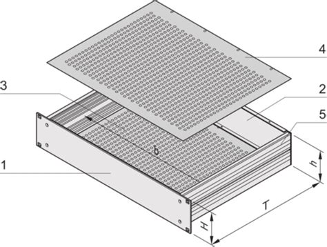 20860 630 Nvent Schroff Nvent Schroff 3u Aluminium Rack Mount Chassis