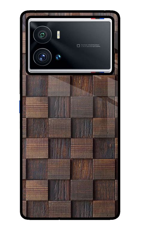 Buy Now Wooden Cube Design Glass Case For Iqoo 9 Pro 5g Online Casekaro