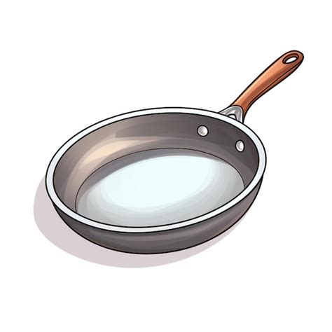 Premium Ai Image Frying Pan Stainless Steel Or Nonstick 2d Cartoon