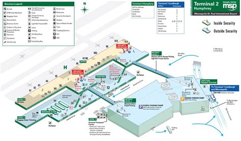 Map Of Minneapolis Saint Paul International Airport