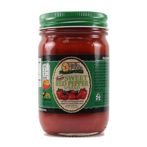 Stello Foods Rosies Sweet Pepper Spread 12 Oz