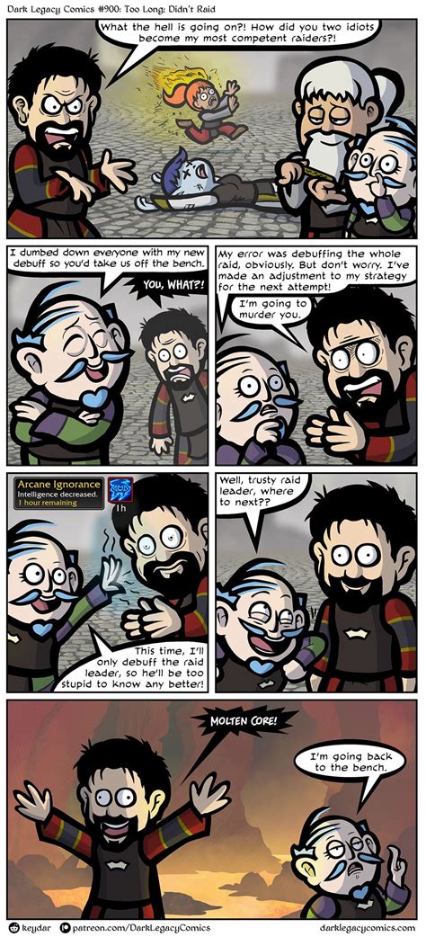 Too Long Didnt Raid Comic 900 Rdarklegacycomics