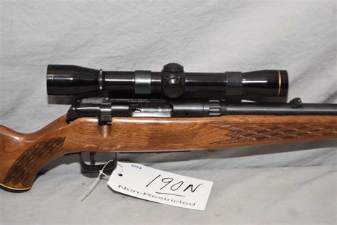 Savage Model 340 Series E 22 Hornet Cal Mag Fed Bolt Action Rifle W 24 Bbl Blued Finish Barrel