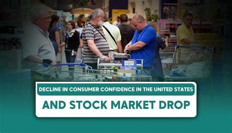 Decline In Consumer Confidence In The United States And Stock Market