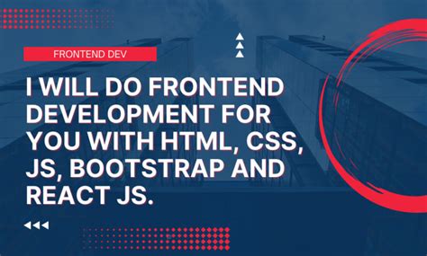 Do Front End Web Development For You With React Js By Moni Fiverr