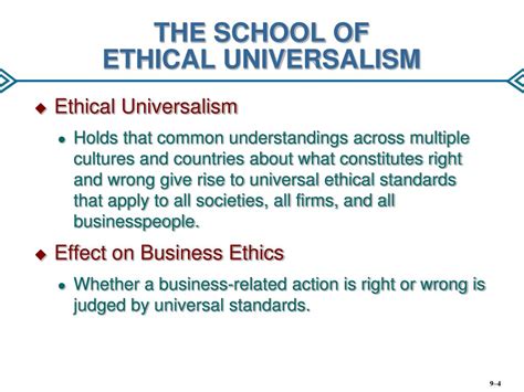 Universalism Ethics