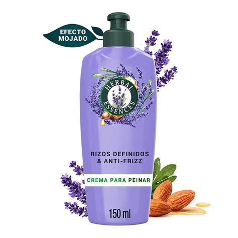 Crema Para Peinar Herbal Essences Lavanda Y Aceita De Almendras 150 Ml