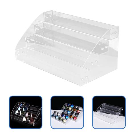 Tineasur Sunglass Storage Organizer 1pack Clear Acrylic For Sunglasses