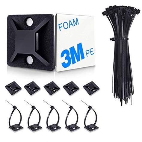 Cable Tie Mount Base 3m Foam Self Adhesive Wire Tie Mount 20mm25mm