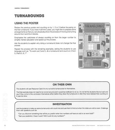 Mental Computation Using Natural Maths Strategies Lower Primary