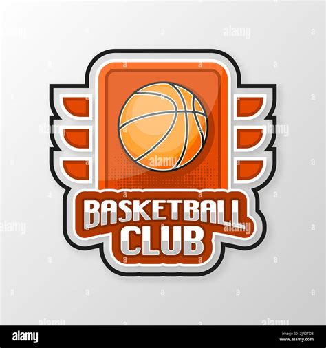 Basketball Ball Sport Game Tournament League Team And Fan Club Vector Illustration Stock