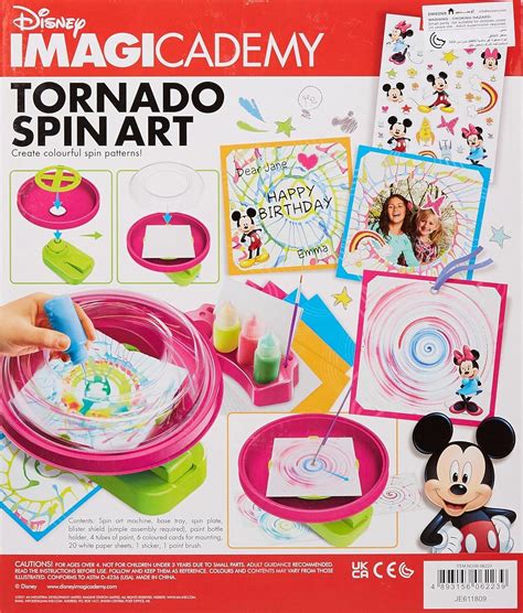 4m Disney Mickey Mouse Tornado Spin Art Bumbletoys