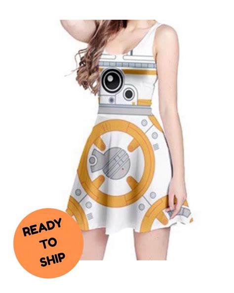 Woman Bb 8 Dress Star Wars Disney Birthday Costume Bb8 Dress