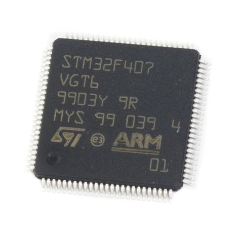 Stm32f407vgt6 Microcontroller Lqfp100 Dsp Fpu Arm Cortex M4 32 Bit Mcu 1 Mbyte Flash 168mhz Cpu