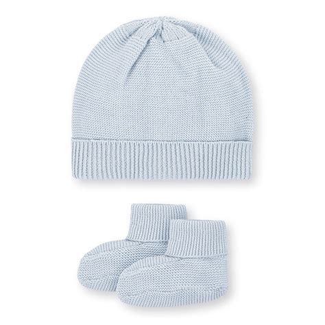 Organic Sweater Beanie And Bootie Set Cotton Sweater Knit Organic
