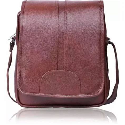 Plain Unisex Brown Sling Bag Size 11 X 25 X 73inch L X W X H At