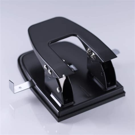 Standard 2 Hole Paper Punch 30 Sheets Capacity Black