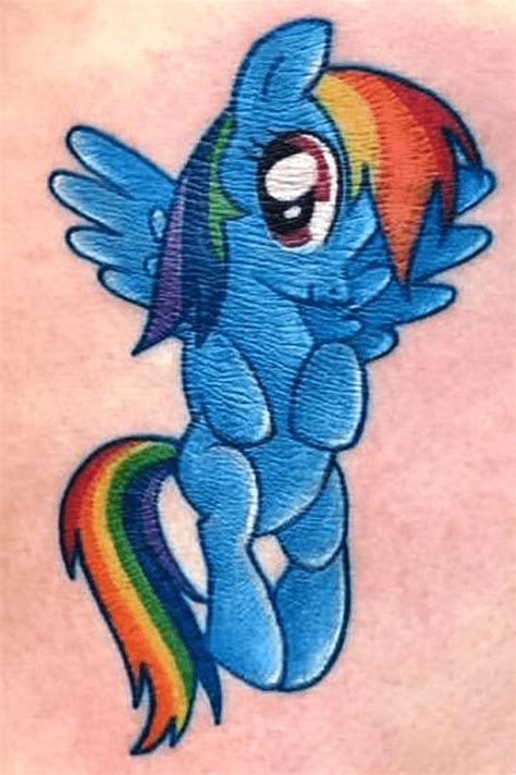 Rainbow Dash Tattoo Design Ideas Images