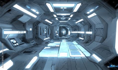 Interior Image Og A Starbase Space Craft Made By Ai Artificial