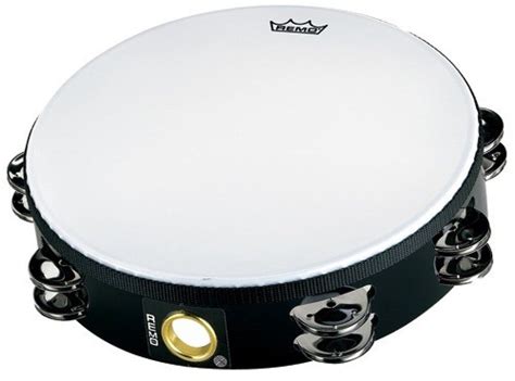 Remo Economy Ta 5208 Ml 8 Double Row Tambourine Black Playloudnow