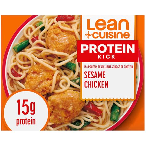 Lean Cuisine Features Sesame Chicken Meal 9 Oz Frozen