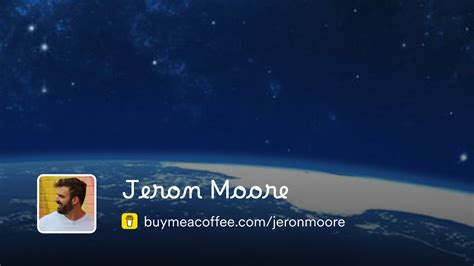 Jeron Moore Is A Video Game Producer Buymeacoffee