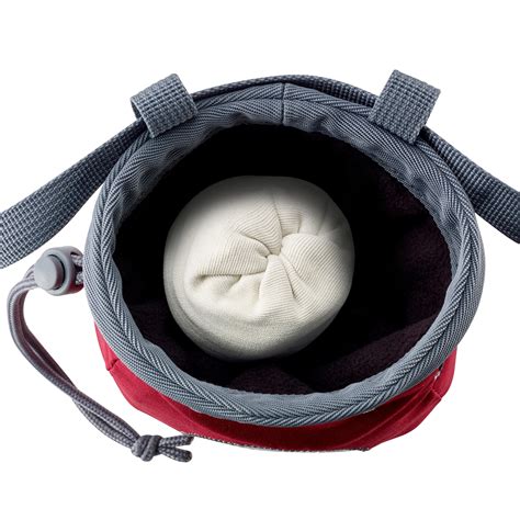 Torbica Za Kredu Za Penjanje Vertika Veličina M Tamnocrvena Decathlon